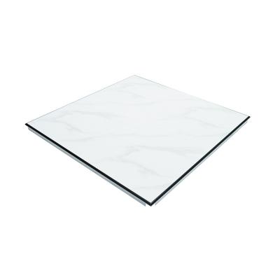 China Custom Suspended Acoustic Ceiling Tiles 600x600 Aluminum Drop Ceiling Fireproof for sale