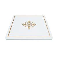 China Fire Resistant Aluminum Ceiling Panel 600x600 Decorative Metal Ceiling Tiles 0.6mm for sale