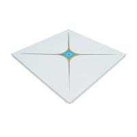 China Sound Absorbing Aluminum Clip In Ceiling 600x600mm Fireproof Perforated Panel for sale