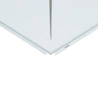China Sound Absorbing Aluminum Clip In Ceiling 600x600mm Fireproof Perforated Panel for sale