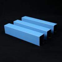 China U Shaped Aluminum Baffle Ceiling Tiles 30x100mm Moisture Proof for Mall Sports Venues for sale