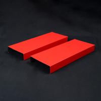 China U Shaped Aluminum Baffle Ceiling 30x100mm Waterproof Fireproof for Shopping Mall for sale