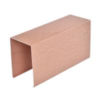 China Aluminum Baffle Ceiling 30x100mm U-Shaped Strip for Commercial Buildings Fireproof for sale