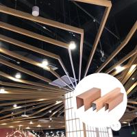 China Non Combustible U Shaped Aluminum Drop Ceiling Tiles 30x50mm 0.5-1.5mm for Building Decoration for sale