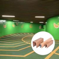 China U Shaped Aluminium Ceiling Tile Soundproof Waterproof 30x50mm for Building Decoration for sale