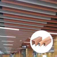 China U Shaped Aluminium Ceiling Tile Soundproof Waterproof 30x50mm for Building Decoration for sale