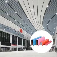 China 0.5mm-1.5mm Aluminum Baffle Ceiling Sound Absorbing for Shopping Mall for sale