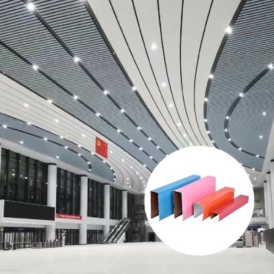 China 0.5mm-1.5mm Aluminum Baffle Ceiling Sound Absorbing for Shopping Mall for sale