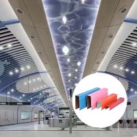 China 0.5mm-1.5mm Aluminum Baffle Ceiling Sound Absorbing for Shopping Mall for sale