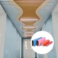 China Aluminum Linear Metal Ceiling Slats Customized Aluminum Strip Ceiling for sale