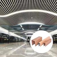 China Aluminum Linear Metal Ceiling Slats Customized Aluminum Strip Ceiling for sale