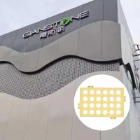 China Customized Perforated Aluminum Cladding Wall Panels Fireproof 0.3-0.8mm for sale