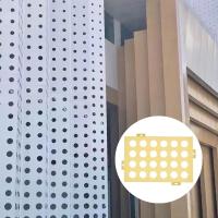 China Customized Perforated Aluminum Cladding Wall Panels Fireproof 0.3-0.8mm for sale