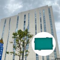 China Custom Aluminum Facade Panel Wall Cladding 0.3mm-0.8mm Fireproof Veneer for sale