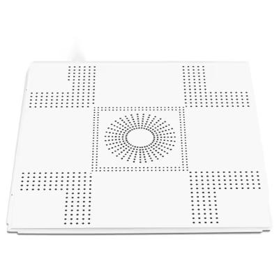 China Fireproof Aluminum Ceiling Tile 600x600mm Square Lay In Panel Class A for sale