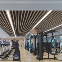 China Aluminum Suspended Baffle Ceiling Tile Acoustic Ceiling Panels Fire Proof for sale