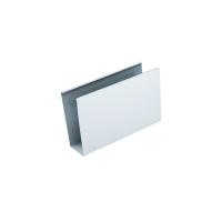 China Sound Absorbing Wood Grain Aluminum U Shaped Baffle Ceiling 30x50mm Free Sample for sale