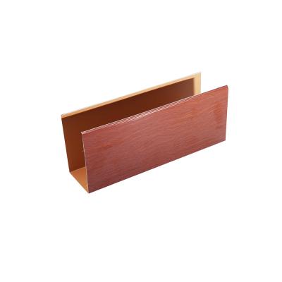 China Custom Aluminum U-Shaped Baffle Ceiling 30x100mm Fireproof for Hotel Office for sale