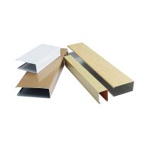 China Aluminum Strip Baffle Ceiling System 0.5-1.5mm 3D Metal Suspended False Ceiling for sale