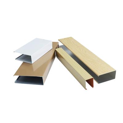 China Aluminum Strip Baffle Ceiling System 0.5-1.5mm 3D Metal Suspended False Ceiling for sale