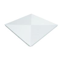 China Soundproof Perforated Clip In Aluminum Ceiling Tiles 600x600mm for Office for sale