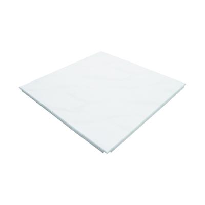 China Clip In Aluminum Ceiling System 600x600mm Soundproofing Metal Suspended Ceiling for Office for sale