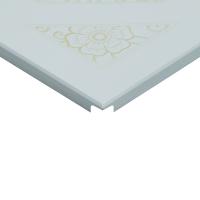 China Waterproof 60x60 Aluminum Ceiling Tiles Customized Size Color 0.3-0.8mm Thickness for sale