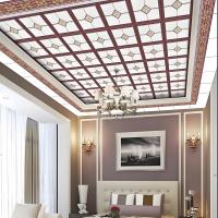 China Aluminium Suspended Ceiling System 600x600mm Soundproof Lay In Ceiling Tiles Fireproof for sale