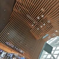 China Custom Aluminum Acoustic Baffle Ceiling 30x100mm U-Shaped Fireproof Strip for Commercial Buildings for sale