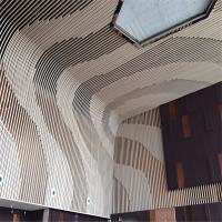 China Aluminum U-Shaped Baffle Ceiling Panel 30x100mm Fireproof Moisture-Proof Strip Ceiling for sale