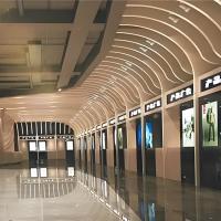 China U-Shape Aluminum Baffle Ceiling 30x100mm Fireproof Suspended Ceiling for Interior Decoration for sale