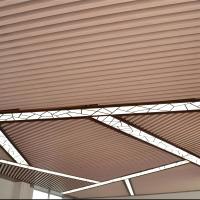 China U-Shape Aluminum Baffle Ceiling 30x100mm Fireproof Suspended Ceiling for Interior Decoration for sale