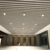China Aluminum U Shaped Baffle Ceiling Customized Size Metal Suspended Baffle Ceiling for sale