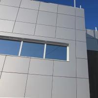 China Fireproof Aluminum Veneer Panel 0.3mm-0.8mm for Building Facade Curtain Wall Custom Size for sale