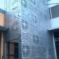 China Aluminum Decorative Perforated Sheet Panel 0.3mm-0.8mm for Curtain Wall Facade for sale