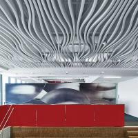 China Aluminum U-Shaped Acoustic False Ceiling 30x100mm Fireproof Sound Absorbing for Office Decoration for sale