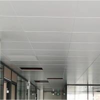 China Soundproof Aluminum Ceiling Tile 600x600mm Fireproof Metal Panel for Hospital Decoration for sale
