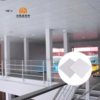 China Sound Absorption Clip-in Aluminum Ceiling Tile 600x600mm 600x1200mm School Decoration Metal Ceiling Panels for sale