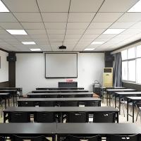 China Sound Absorption Clip-in Aluminum Ceiling Tile 600x600mm 600x1200mm School Decoration Metal Ceiling Panels for sale