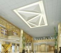 China Customized 60x60 Aluminum Metal Ceiling Tiles for Shopping Mall Easy Installation for sale