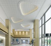 China Aluminum Drop Ceiling Tiles 2x2 Fireproof Metal Ceiling Panels 600x600mm for Office Hotel for sale
