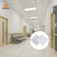 China Fireproof Aluminum Ceiling Tiles 600x600mm Clip In Removable Metal Panels for Hospital Decoration for sale