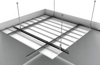 China Aluminium Slat Strip False Ceiling 100mm Width with Heat Insulation Powder Coated Finish for sale