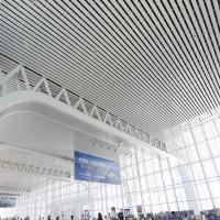 China Aluminum Ceiling Strips Decorative Suspended Ceiling 0.5mm Thickness 100mm Width for sale