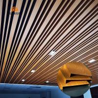 China Aluminum Strip Linear Ceiling 100mm Width Suspended Profile Ceiling System for sale
