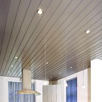 China Aluminum Strip Linear Ceiling 100mm Width Suspended Profile Ceiling System for sale