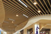 China Interior Decorative Ceiling Panels Suspended U Shape Ceiling Tiles Aluminium Linear Baffle Ceiling for sale