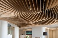 China Aluminum Open Cell Grid Ceiling 30x100mm U-Shaped Strip Waterproof False Ceiling for sale