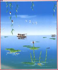 China Manual fabric roller blinds wth cover for sale