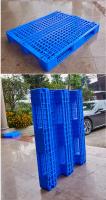 China Chuanzi Plastic Pallet 1000x1000x140mm with 2T Static Load Capacity - Heavy-Duty Forklift Shelf Warehouse Pallet for sale